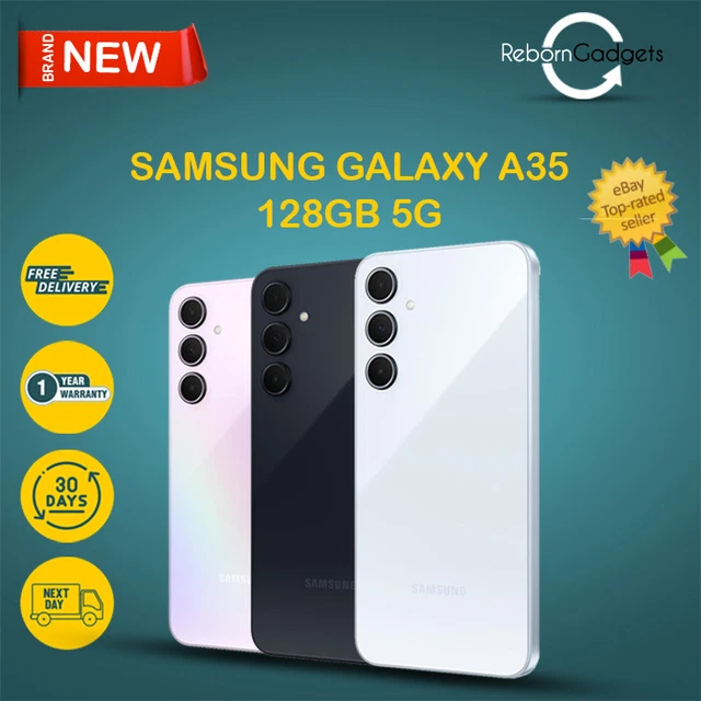 SAMSUNG GALAXY A35 5G 128GB 6GB Ram SmartPhone All Colours 6.6" Brand ...