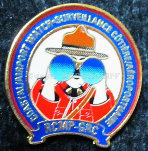COASTAL / AIRPORT WATCH RCMP Royal Canadian Mounted Police Pin $3.75 ...