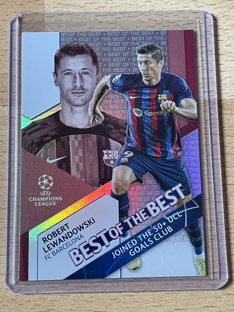 TOPPS UCC FLAGSHIP 2022 2023 Robert Lewandowski Best Of The Best EUR 1 ...