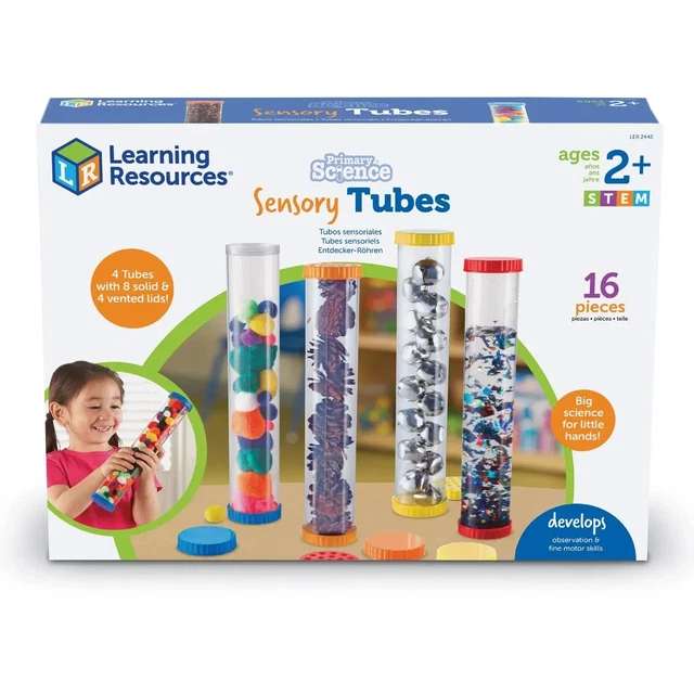 LEARNING RESOURCES PRIMARY Science® SENSORY TUBES SET OF 4! £20.00 ...