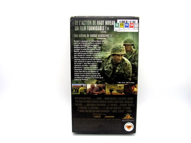LA VOIX DES Vents/ Windtalkers (VHS)(French) Tested Nicolas Cage $4.34 ...