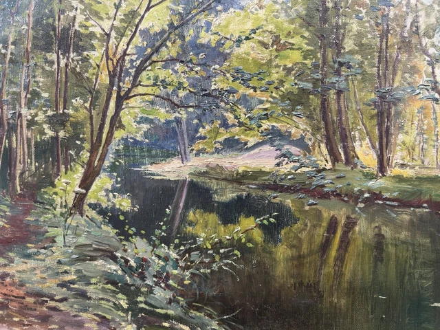 EMILE GAUFFRIAUD (1877-1957) Attr. Links : La Laïta Quimperlé Bretagne ...