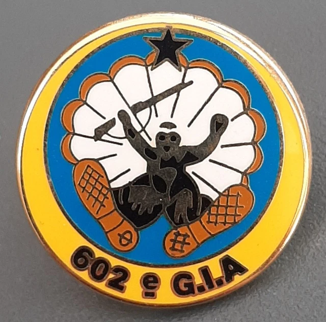 PINS PARACHUTISTE AIR CPA 10 Fusiliers Commando 602° GIA COS FS ...