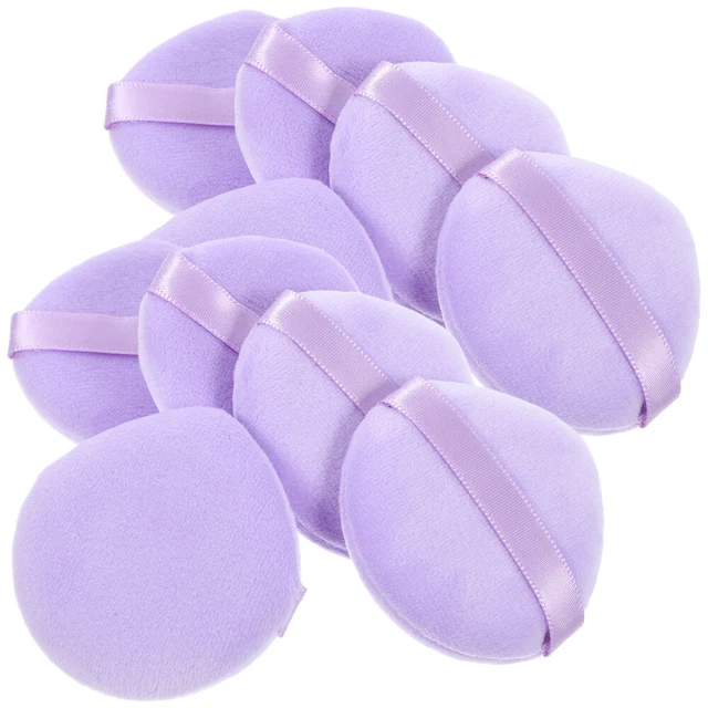 10 PCS SCHÖNHEITS-PUFF Kleine Puderquaste Make-up-Puff Fräulein ...