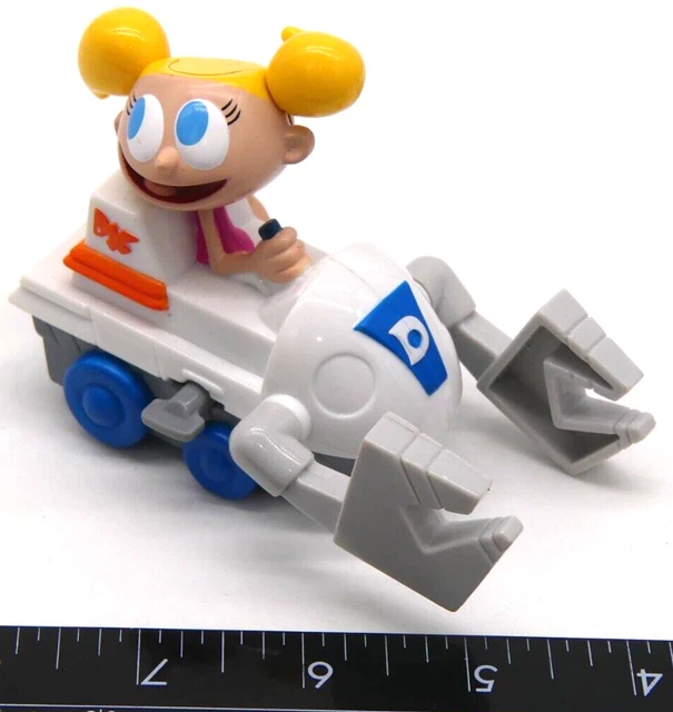 2003 DEXTER’S LABORATORY Dee Dee Windup Vehicle Car Figure Burger King ...