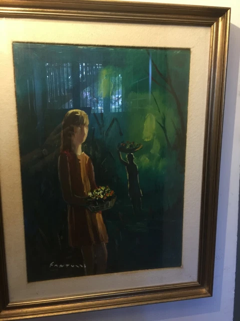 ELIANO FANTUZZI-QUADRO OLIO SU TELA 68x88 cm EUR 300,00 - PicClick IT