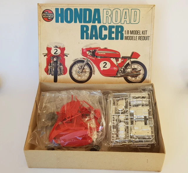 AIRFIX MODELLBAUSATZ HONDA Cb750 Four Road Racer 1/8 Unbenutzt 11481-5 ...