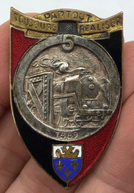 DRAGON MILITARY INSIGNIA 5th ENGINEERING REGIMENT TRAIN ALWAYS ...