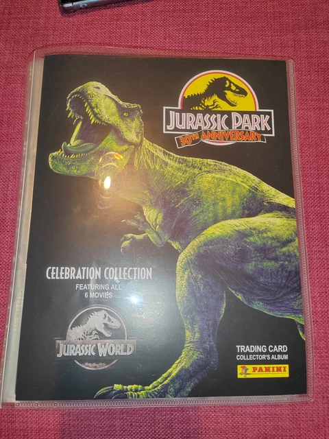 JURASSIC WORLD 30TH Anniversary Panini Card COMPLETE BASE SET #1-195 ...