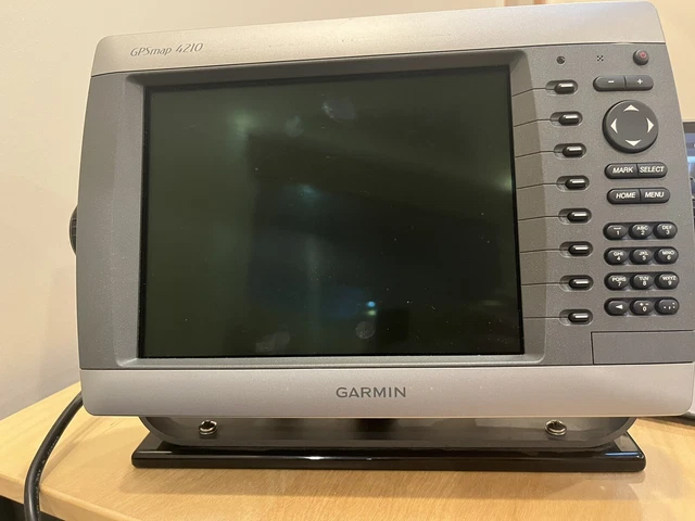 GARMIN GPSMAP 4210 CHART PLOTTER RADAR FISH FINDER WEATHER GPS w PWR ...