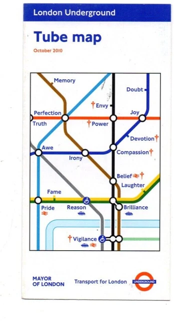 LONDON UNDERGROUND - Pocket Tube Map - October 2010 - Map By Barbara ...