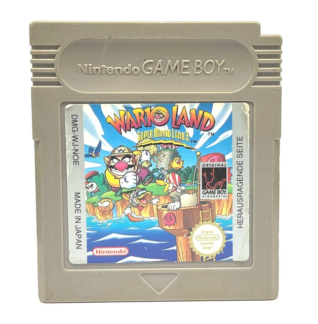 SPIEL: WARIO LAND - SUPER MARIO LAND 3 für Gameboy + Color + Advance ...