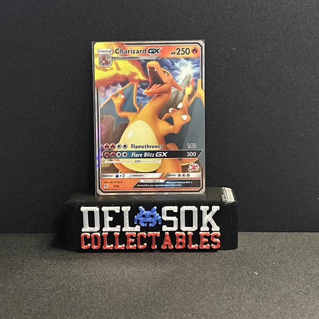 CHARIZARD GX 9/68 Hidden Fates Battle Academy STAMPED Ultra Rare ...