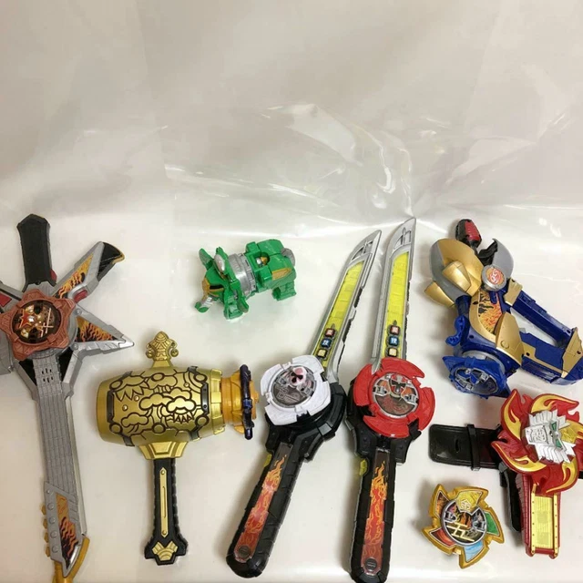 POWER RANGERS NINJA Steel Ninninger DX Set Sword Gun Star Buger BANDAI ...