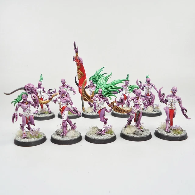 DAEMONETTES X10 PAINTED - Hedonites of Slaanesh Warhammer Army Age of ...