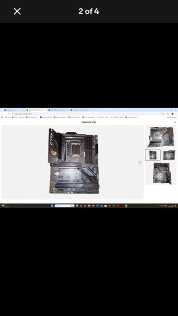 ASUS ROG STRIX B660-F Gaming WiFi LGA 1700 Intel Motherboard DDR5 £38. ...