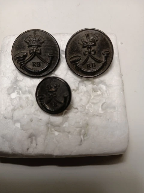WW1 BRITISH ARMY The Rifle Brigade Bakelite Buttons (KC) EUR 5,61 ...
