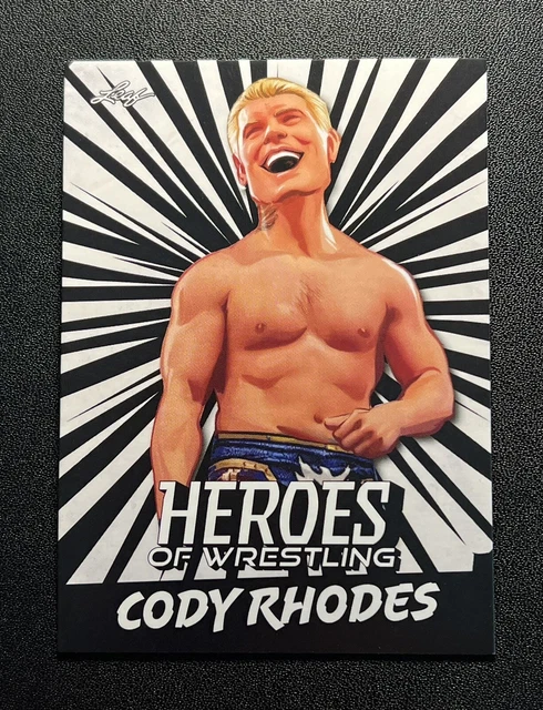 2023 LEAF HEROES of Wrestling: Cody Rhodes #B-3 - WWE Trading Card $1. ...
