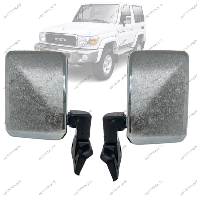 FIT TOYOTA LAND Cruiser Mirrors Pair 85-06 70 75 Series FJ70 75 HZJ73V ...