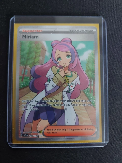 POKEMON TCG SCARLET & Violet Miriam Trainer Card 238/198 $39.00 ...