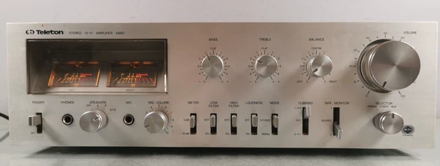 AMPLIFICATEUR HIFI MARQUE TELETON Modele A660 Materiel AUDIO Son Ampli ...