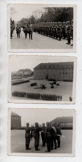 T37 - LOT Meißen 1938 Kaserne Vereidigung Eid Schwur Soldat Fahne Flak ...