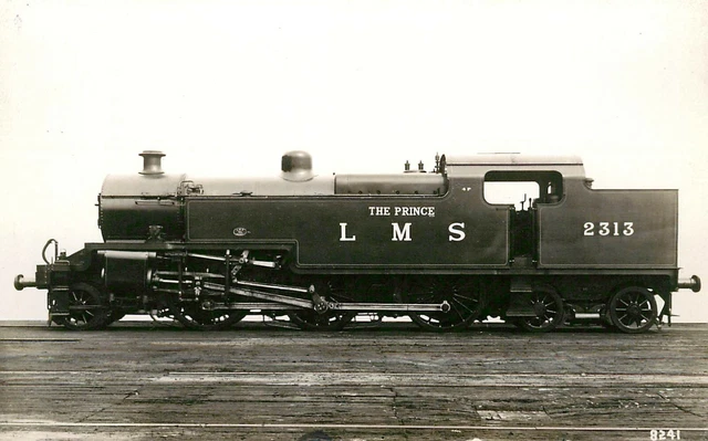 RAILWAY STEAM LOCO Lms 2313 - Real Photo Postcard £2.00 - PicClick UK