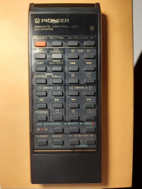TELECOMANDO REMOTE CONTROL unit Pioneer Cu Ax006 Originale EUR 18,00 ...