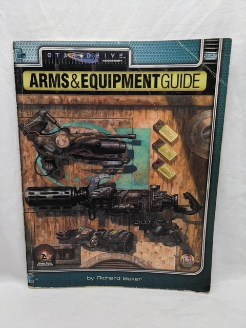 TSR STAR DRIVE Arms And Equipment Guide Sci-Fi RPG Book $31.99 - PicClick
