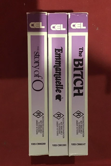 THE STORY OF O Bulk Lot VHS Retro Vintage Video Cassette Bulk Lot x3 ...