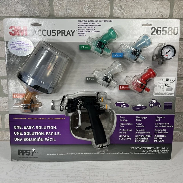 3M 26580 ACCUSPRAY ONE Spray Gun System with PPS Series 2.0 Standard 22 ...