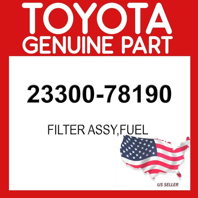 FILTRE TOYOTA AUTHENTIQUE 23300-50090 Assy, Carburant D'origine EUR 53 ...