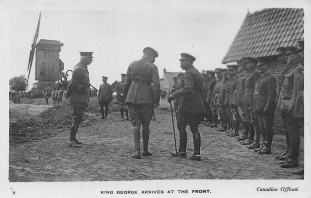 WW1 &KING GEORGE At The Front" Canadian Official Series, Daily Mirror ...