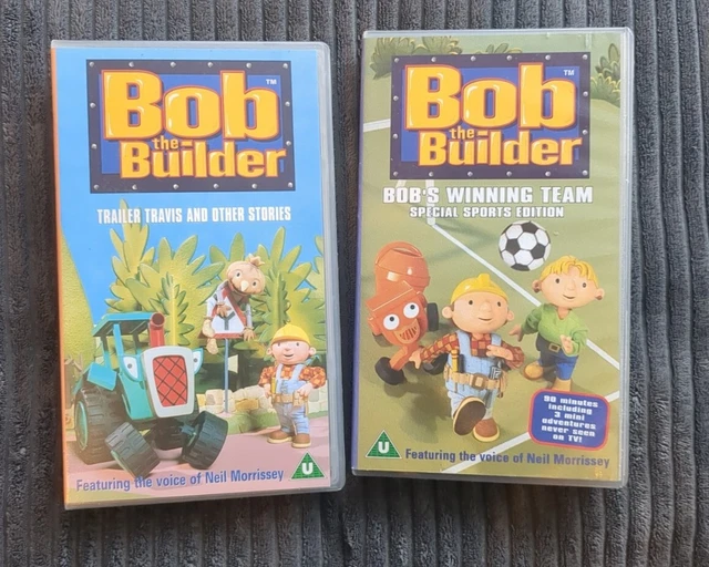 BOB THE BUILDER - Trailer Travis And Bobs Winning Team (VHS, 2000) £10. ...
