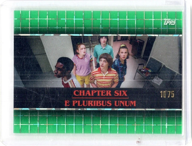 2025 TOPPS HIGH Tek Stranger Things #C-23 Chapter Six Green Parallel ...