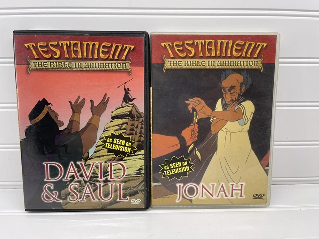 2 TESTAMENT THE Bible Animated DVDs Jonah David Saul As Seen On TV ...