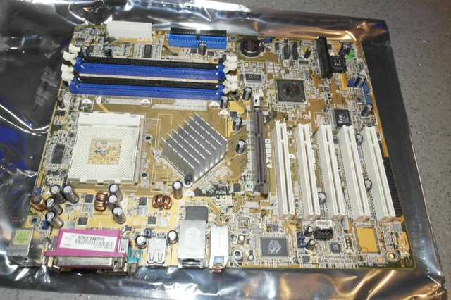 ASUS A7V880 SOCKET 462 motherboard AGP PCI DDE audio FOR PARTS OR ...