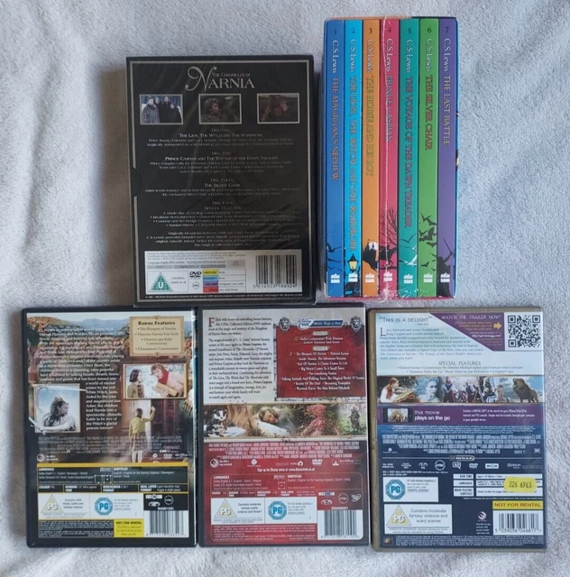 THE CHRONICLES OF Narnia TRILOGY COMPLETE BBC SERIES NEW R2 DVD + BOOK ...