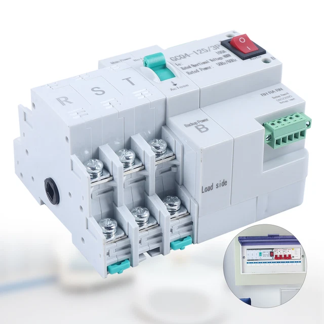 DUAL POWER AUTOMATIC Uninterrupted Transfer Switches Change-over Switch ...