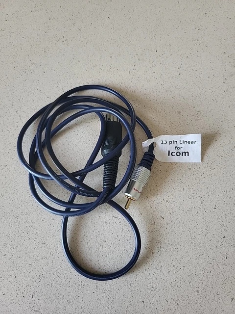 LINEAR AMP PTT/SWITCHING cable Icom IC-703 IC-706 IC-718 IC-7000 IC ...