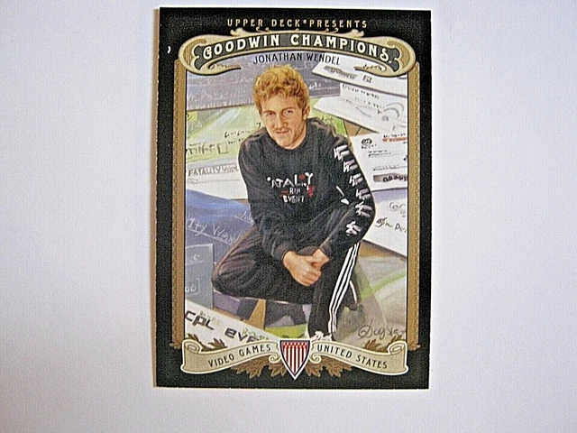 CARTE IMPRIMÉE SUPER courte Jonathan Wendell 2012 Upper Deck Goodwin ...