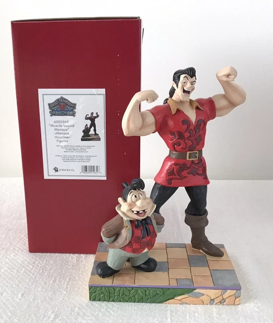 DISNEY TRADITIONS Muscle Bound Menace (Gaston and Lefou Figurine) £50. ...
