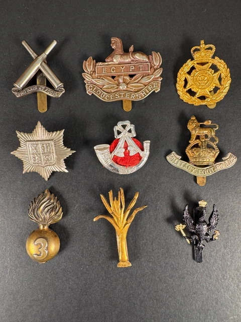 WW1 WW2 BRITISH Army Cap Badges EUR 25,00 - PicClick IT