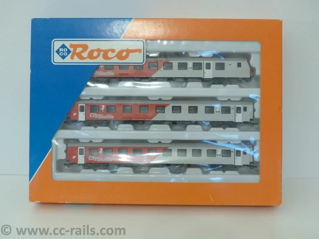 ROCO 44181 WENDEZUG wagenset ÖBB City Shuttle Selten fur Marklin AC ...