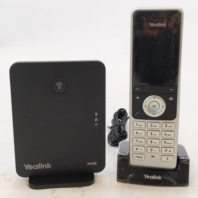 YEALINK W60P CORDLESS DECT IP Phone & Base Station £110.94 - PicClick UK