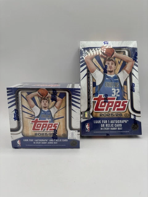 2025-26 TOPPS BASKETBALL Sealed Jumbo & Hobby Box Lot. SHIPS FAST $846. ...