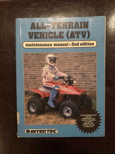MANUEL D'ENTRETIEN VTT véhicule tout terrain Intertec 2ème édition bibliothèque marquages EUR 16 ...