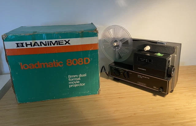 HANIMEX 808D SUPER 8 8MM VARIABLE SPEED CINE PROJECTOR Powers on ...