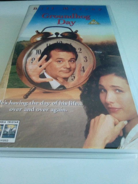 GROUNDHOG DAY - Bill Murray - VHS - Cert PG £3.99 - PicClick UK