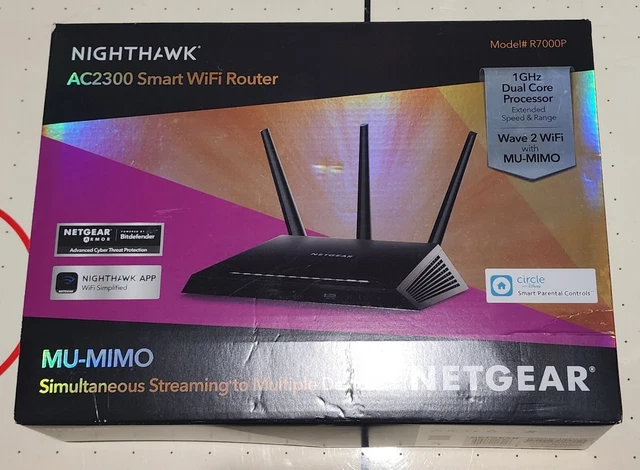 NETGEAR R7000P NIGHTHAWK AC2300 Dual-Band Smart WiFi Router with MU ...